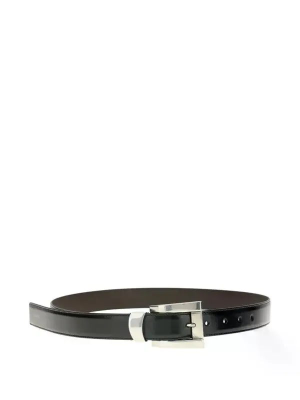 Versace Leather Belt - Black