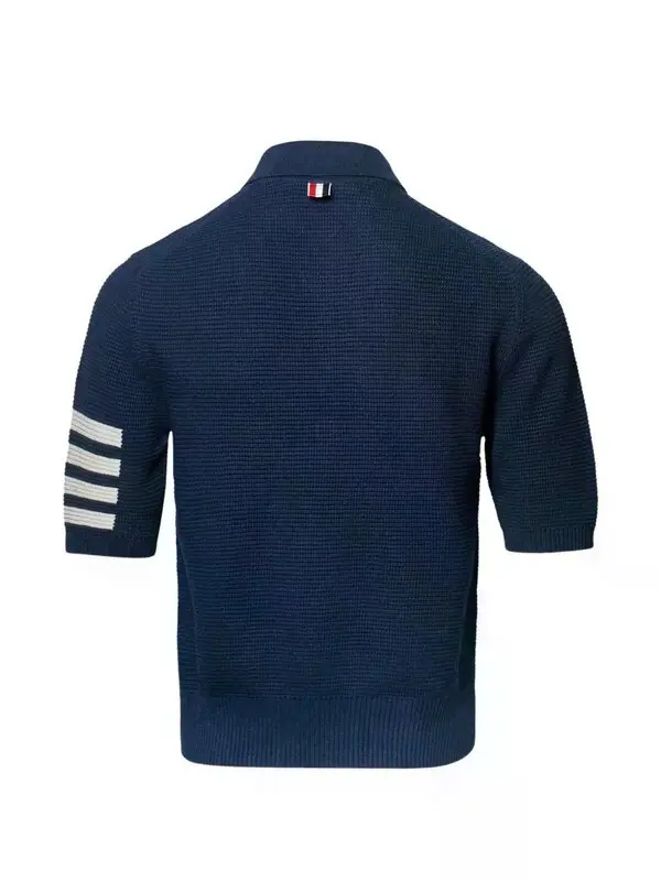 Thom Browne Stripe-detail Polo Shirt