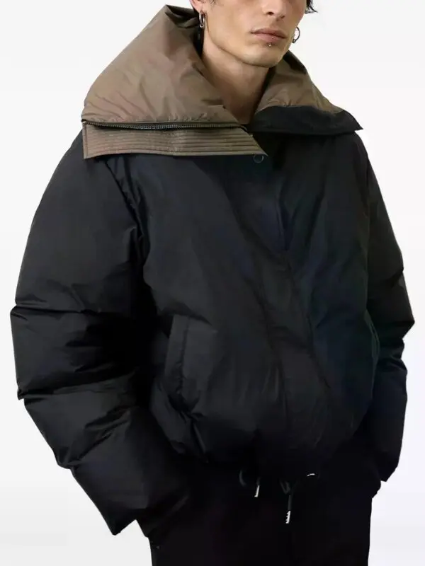 ENTIRE STUDIOS And Brown Collared Zip-up Jacket