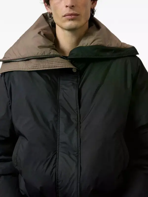 ENTIRE STUDIOS And Brown Collared Zip-up Jacket