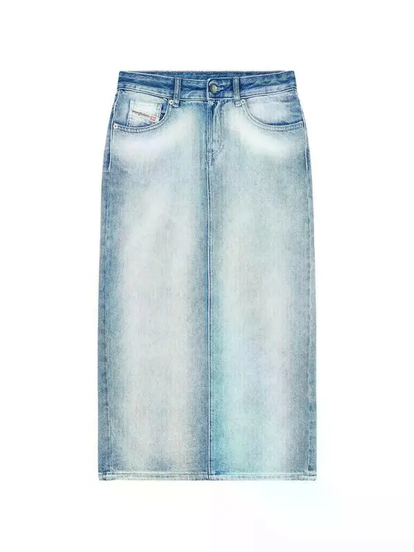 DIESEL® De-skye-fsi Five-pocket Denim Midi Skirt