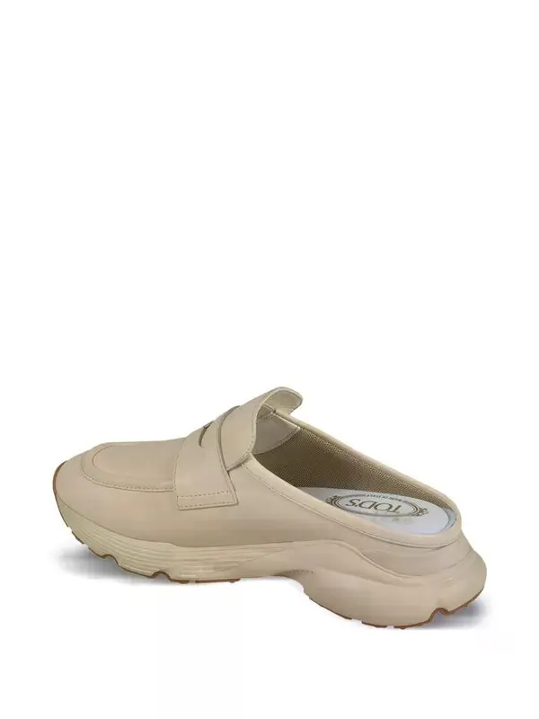 TOD'S Beige Penny Strap Loafers - Neutrals