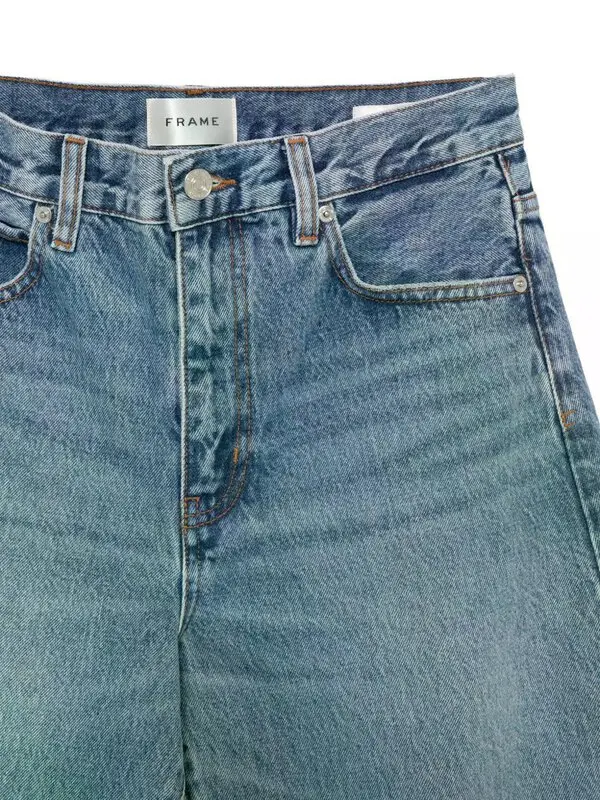 FRAME Frayed Bubble Trousers