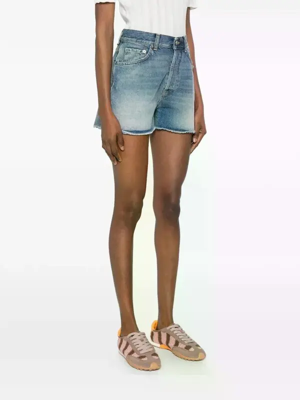 DONDUP Frayed Denim Shorts
