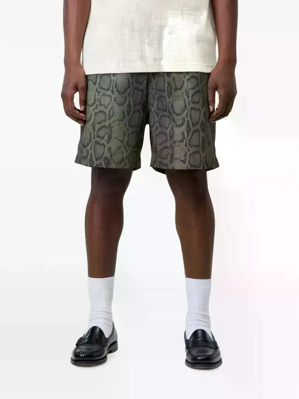 Carhartt Work In Progress Slater Snake-print Shorts