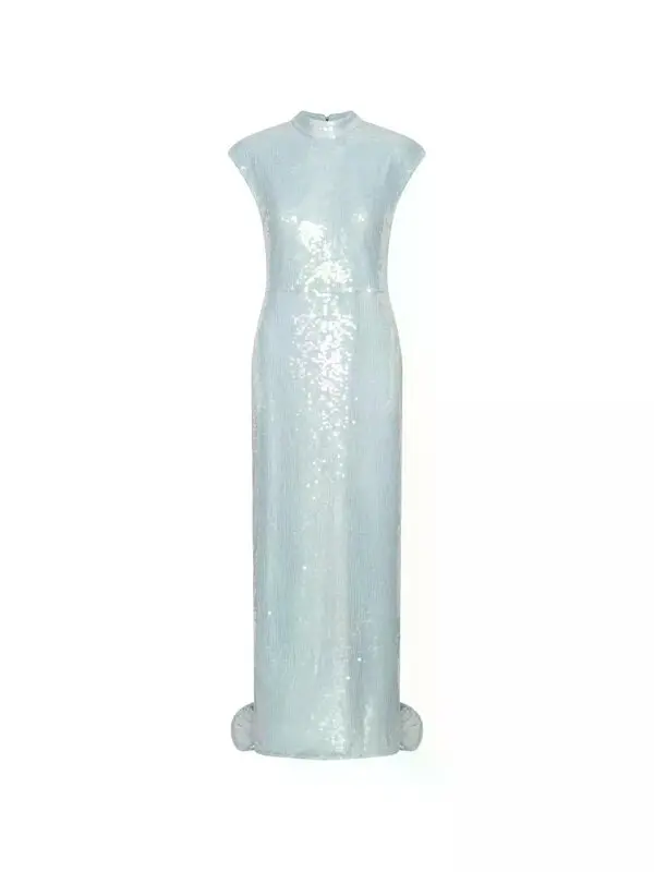 ROTATE BY BIRGER CHRISTENSEN Sequin Maxi Dress - Blue