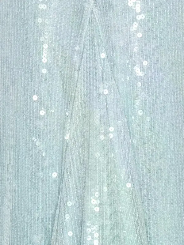 ROTATE BY BIRGER CHRISTENSEN Sequin Maxi Dress - Blue