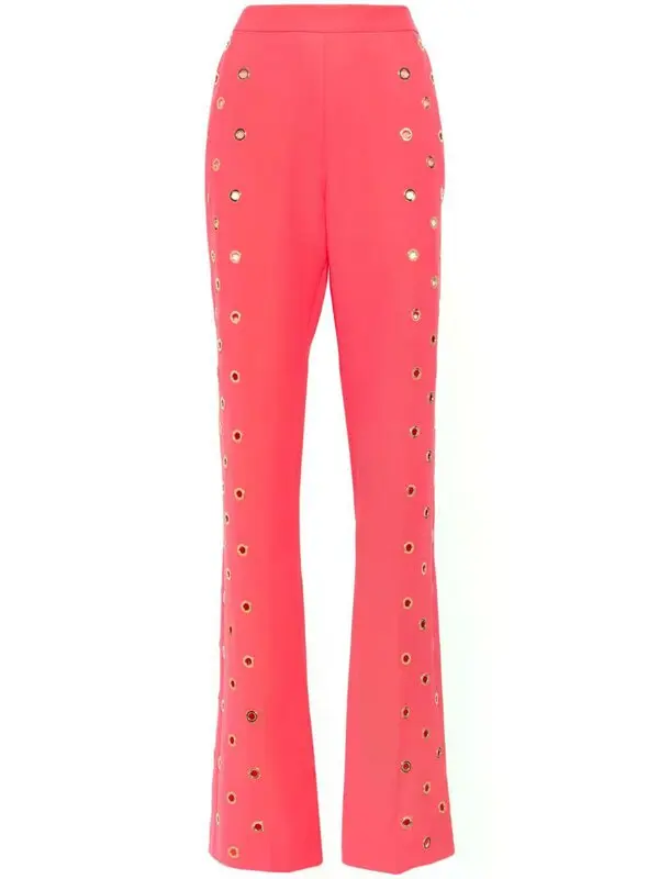 SAIID KOBEISY Tailored Trousers With Eyelet Embellishment