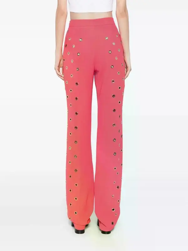 SAIID KOBEISY Tailored Trousers With Eyelet Embellishment