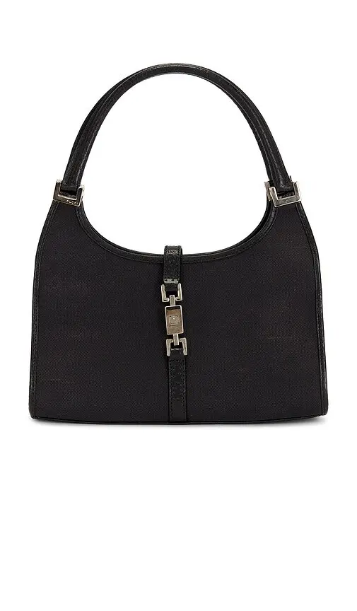 FWRD RENEW Gucci Bardot Shoulder Bag - Black