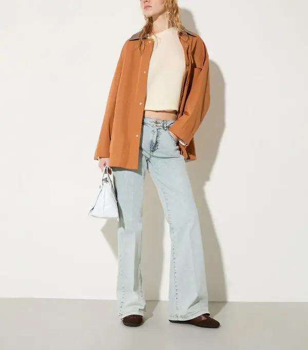 Max & Co. Acid Wash Flared Jeans