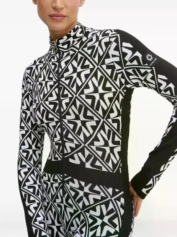 NEWLAND Geometric Zip-up Set