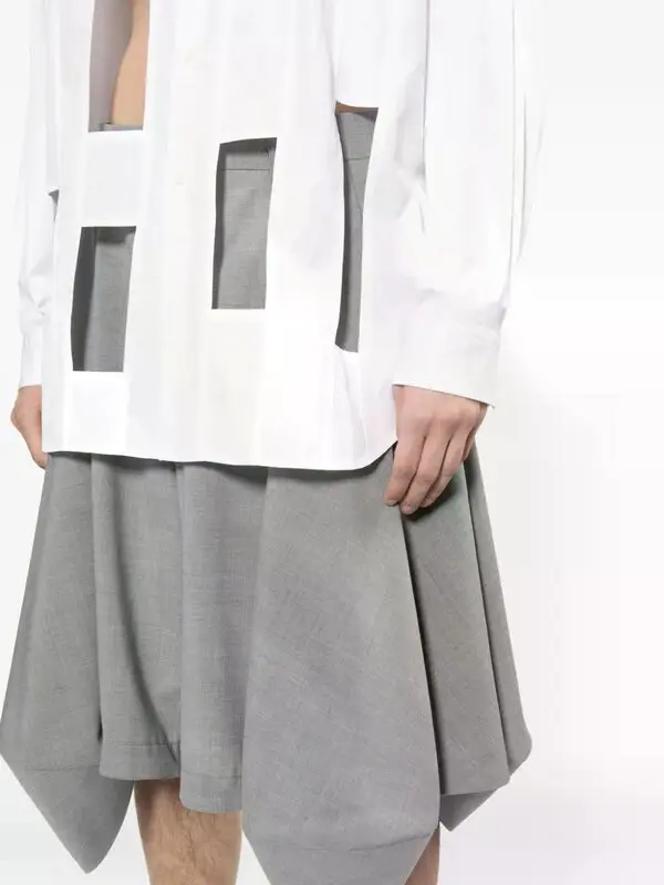 Comme Des Garçons Flapped Shorts