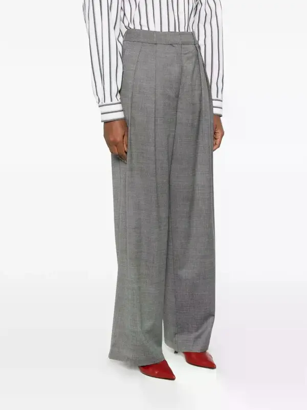 THE FRANKIE SHOP Pleated Straight Trousers