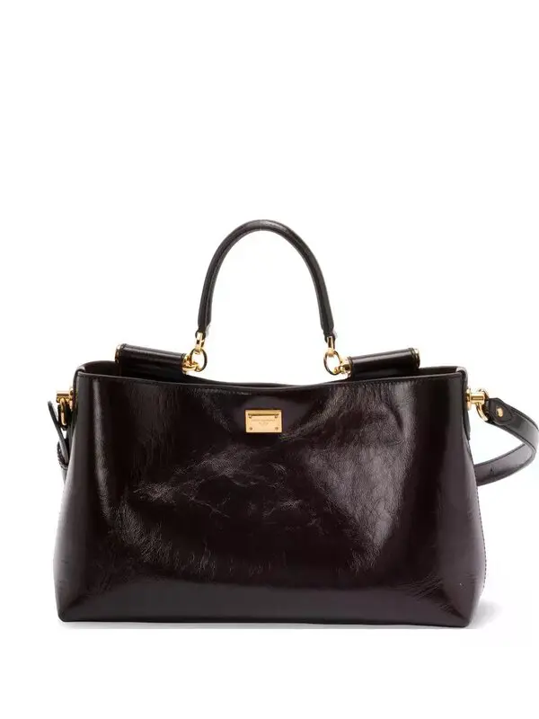 Dolce & Gabbana Medium Vittoria Tote Bag - Brown