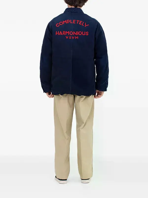 Visvim Indigo Logo Jacket - Blue
