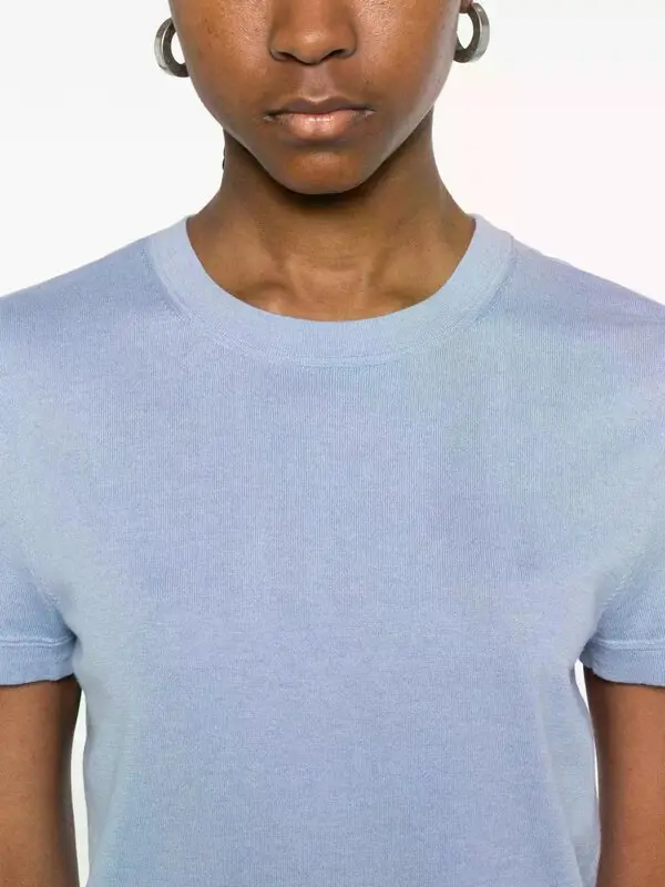 Eric Bompard Agate Cotton Round Neck T-shirt