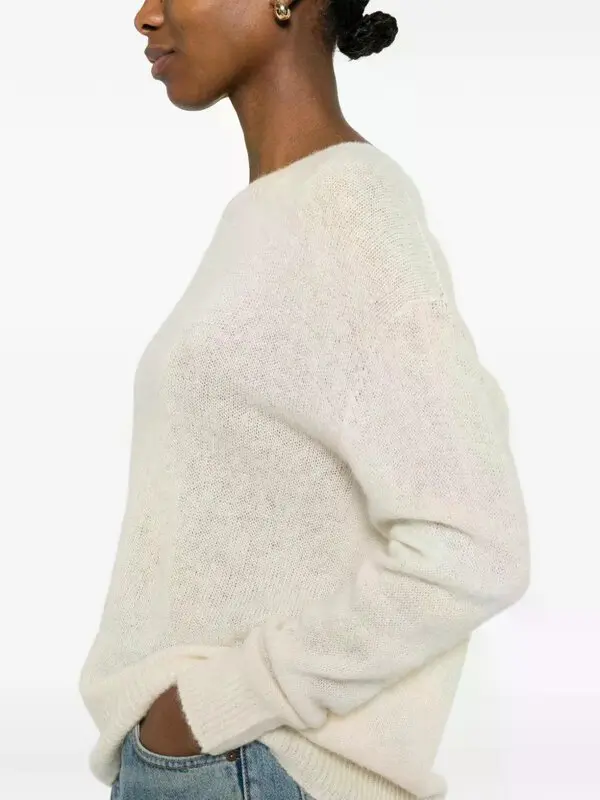 Eric Bompard Seamless Round Neck Sweater