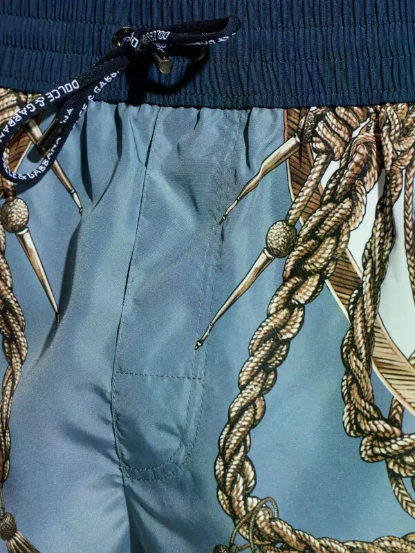 Dolce & Gabbana Printed Swim Shorts