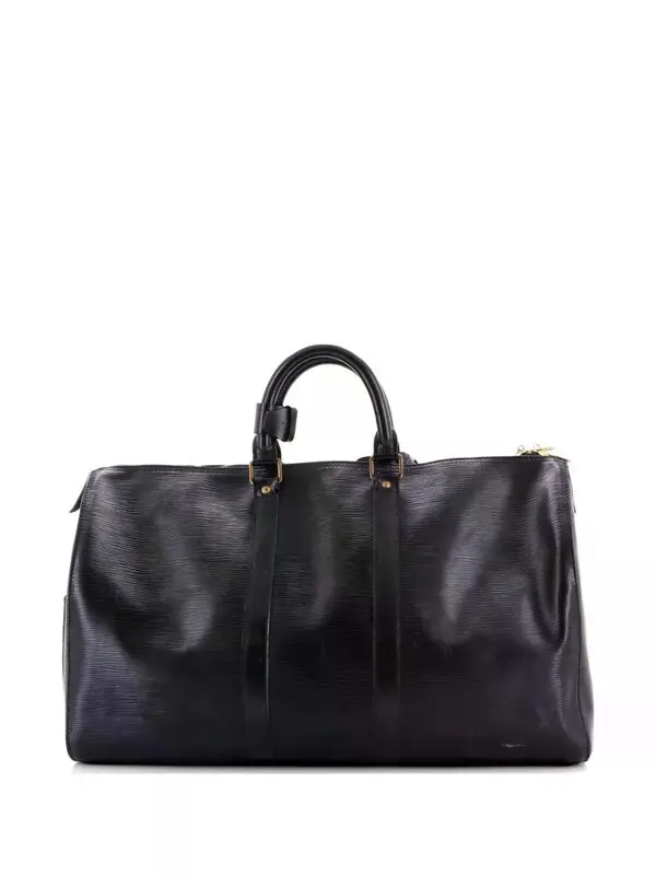 LOUIS VUITTON Keepall 45 Travel Bag Epi Leather - Black