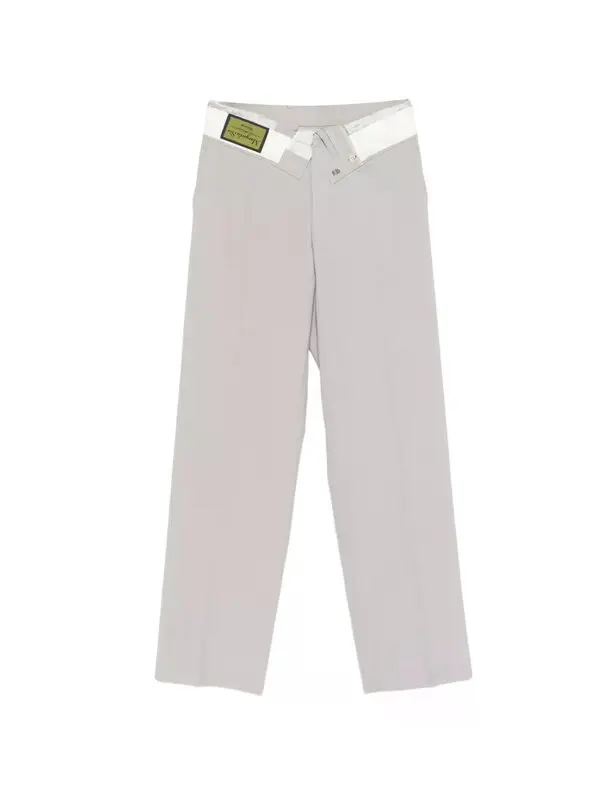 MAISON MARGIELA Asymmetric Waistband Trousers - Grey
