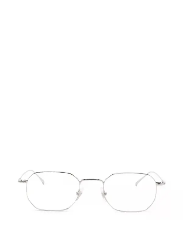 Montblanc Octagonal Frame Eyeglasses - Silver