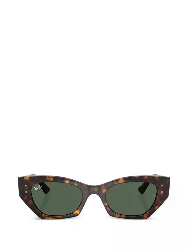 Ray-ban Tortoiseshell Embellished Cat Eye Sunglasses - Brown