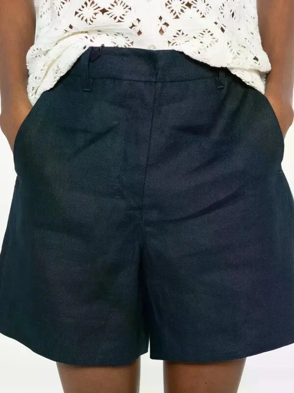 Max Mara Tailored Front Zip Shorts