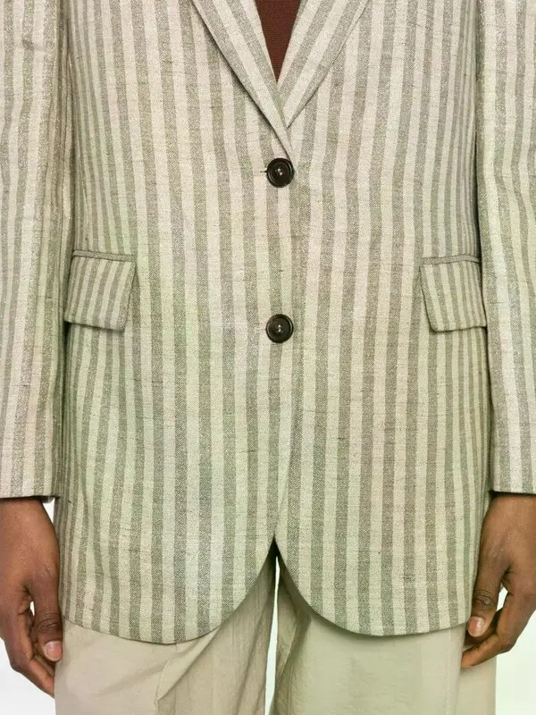 Brunello Cucinelli Striped Pocket Blazer