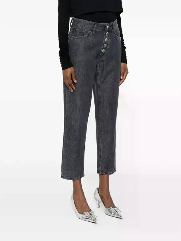 DONDUP Koons Button Cotton Denim Jeans