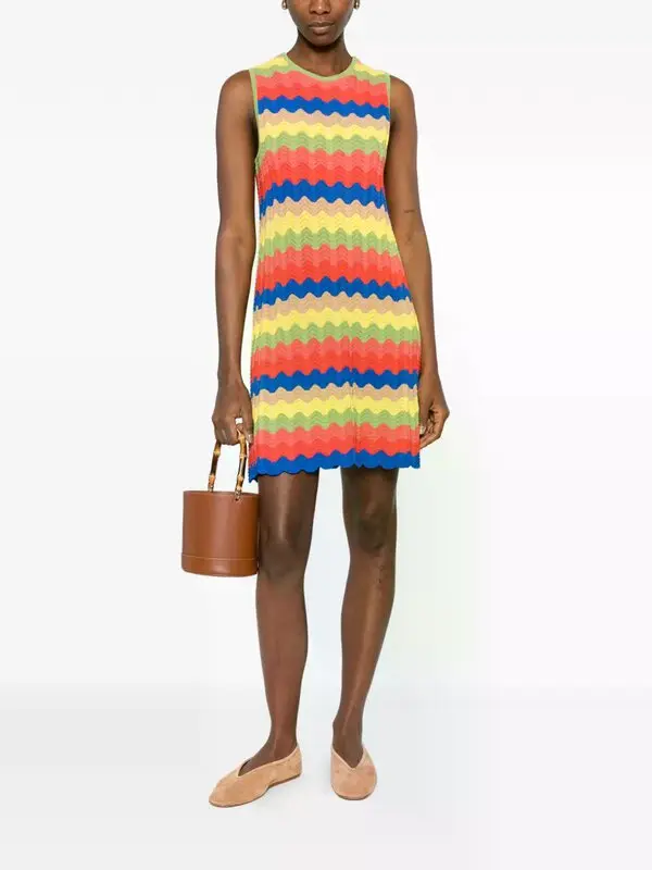 SIMONMILLER Wave Mini Dress - Red