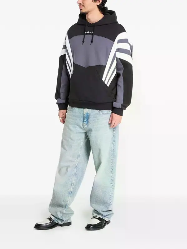 Adidas Stripe-detail Hoodie