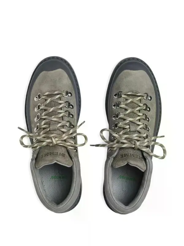 Diemme Cornaro Lace-up Leather Sneakers - Grey