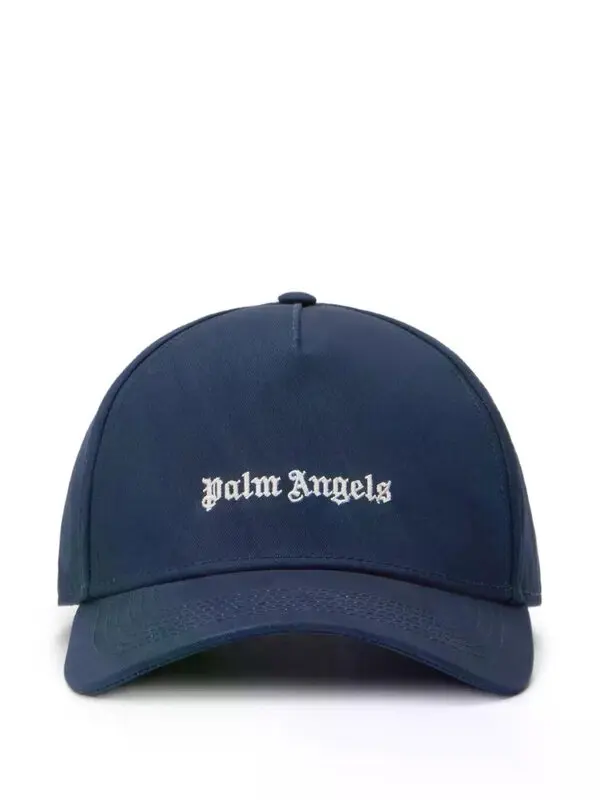 Palm Angels Embroidered-logo Cap - Blue
