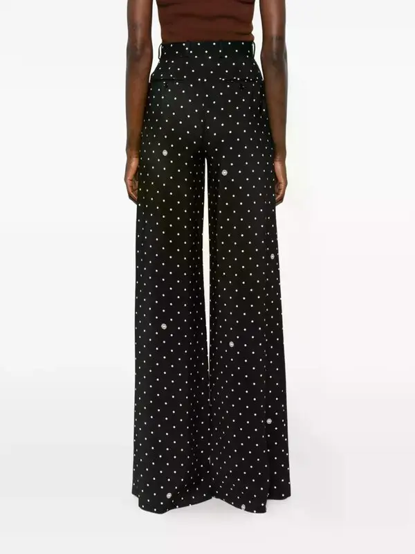 Elie Saab Polka Dot Wide-leg Trousers
