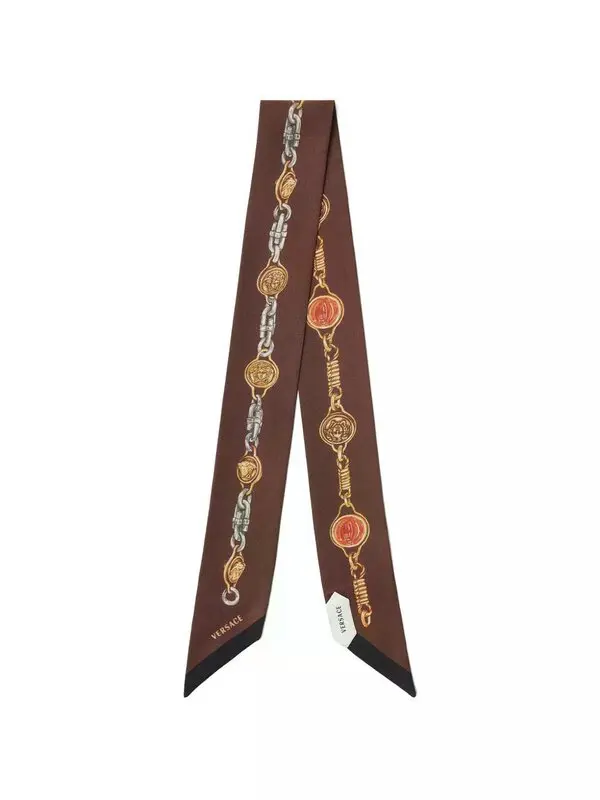 Versace Printed Silk Twill Ribbon