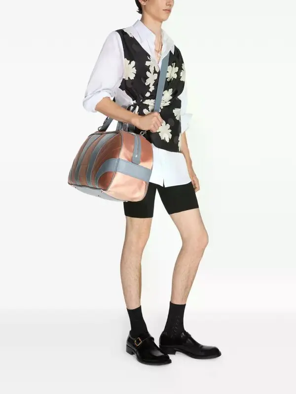 Dries Van Noten Panelled Holdall - Neutrals