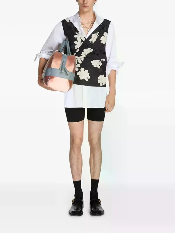 Dries Van Noten Panelled Holdall - Neutrals