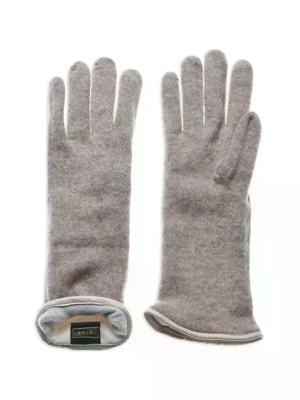 RESTELLI Knitted Gloves - Neutrals