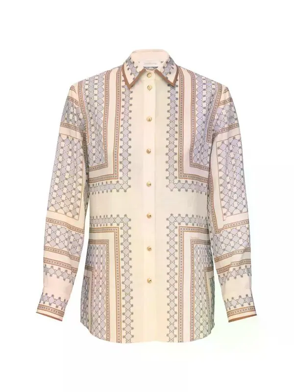 Zimmermann Patterned Shirt - Neutrals