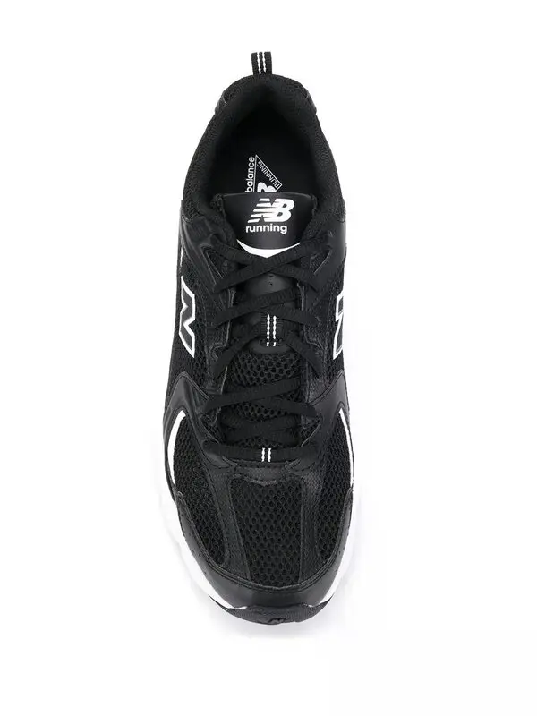 NEW BALANCE Low Top Logo Sneakers - Black