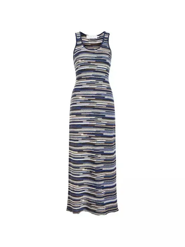 Proenza Schouler White Label Zinah Knit Maxi Dress - Blue