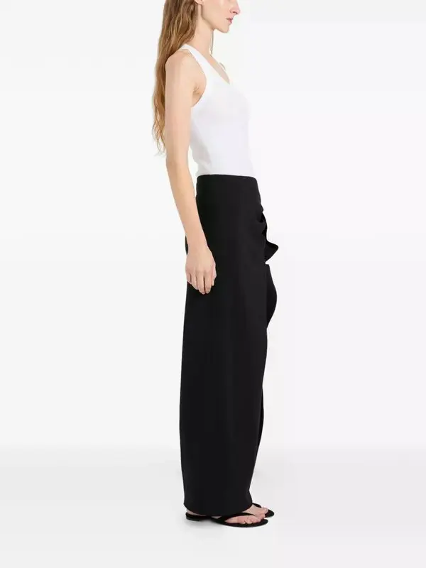 Proenza Schouler Ruffled Maxi Skirt - Black