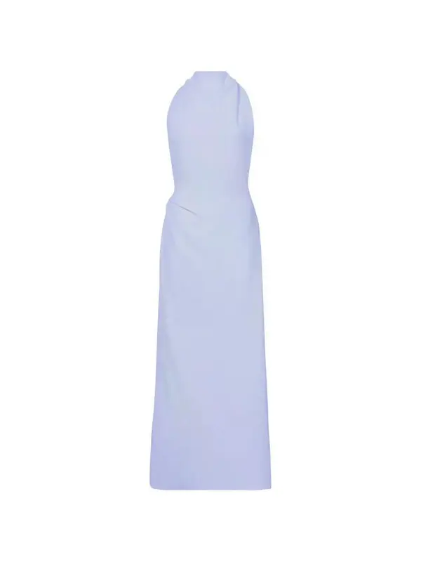Proenza Schouler Selena Twist Back Maxi Dress - Purple
