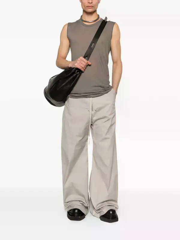 Rick Owens Wide Leg Zip Trousers