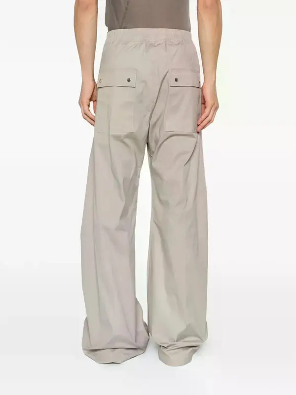 Rick Owens Wide Leg Zip Trousers