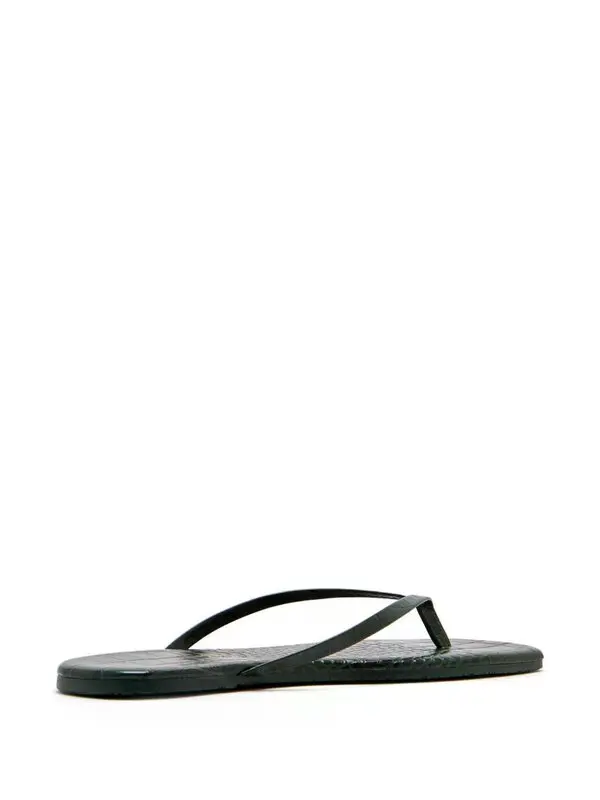 Tkees Lily Crocodile Flip-flops - Green
