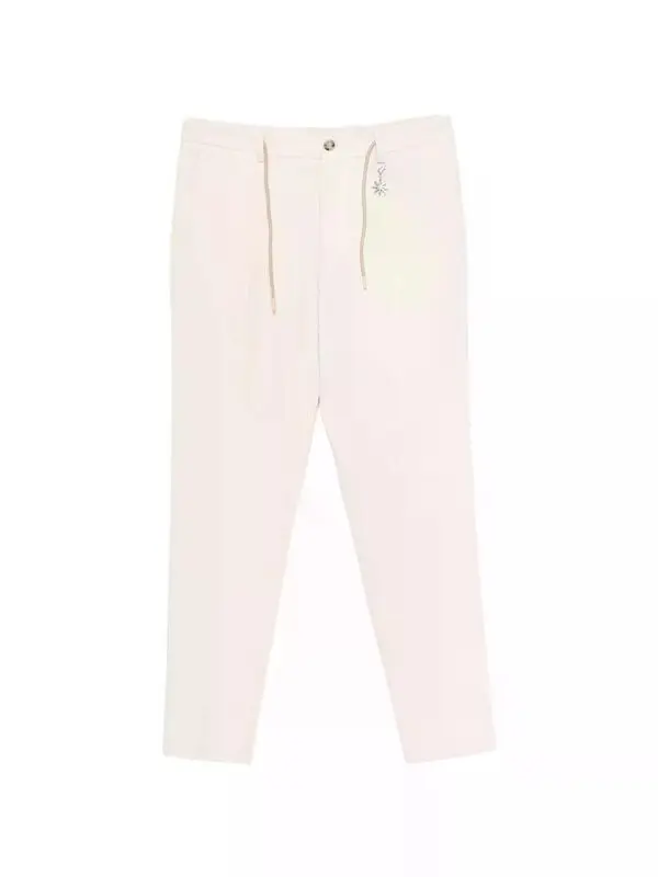 MANUEL RITZ Drawstring Charm Detail Trousers