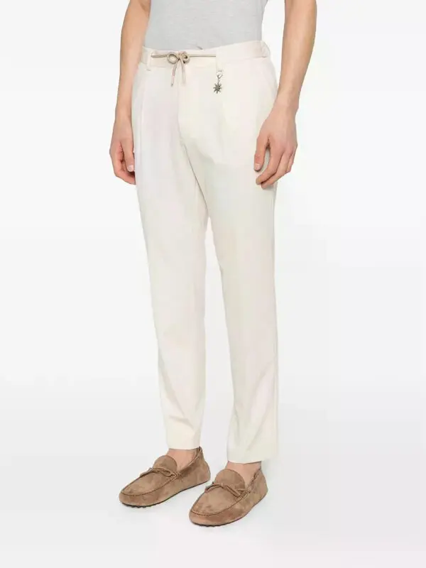 MANUEL RITZ Drawstring Charm Detail Trousers