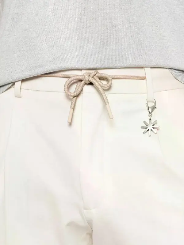 MANUEL RITZ Drawstring Charm Detail Trousers